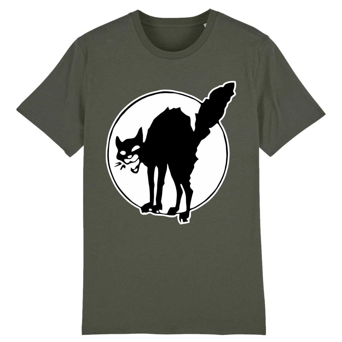 T-Shirt Chat Noir Anarchiste | Chat-Pristi